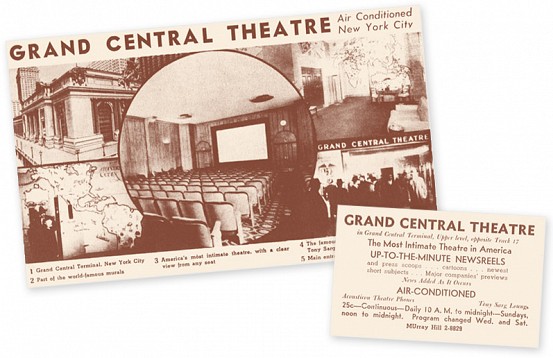 Grand Central Theatre, and the other sky ceiling – I Ride The Harlem Line