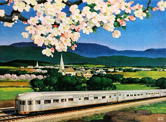 The Paintings of Leslie Ragan – Advertisements for the Budd Company ...