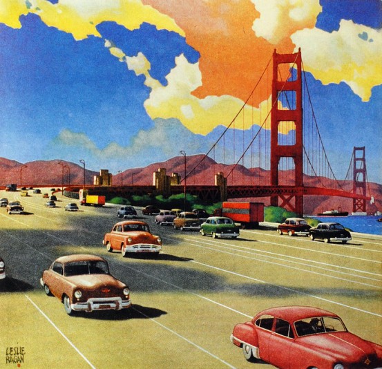 The Paintings of Leslie Ragan – Advertisements for the Budd Company ...